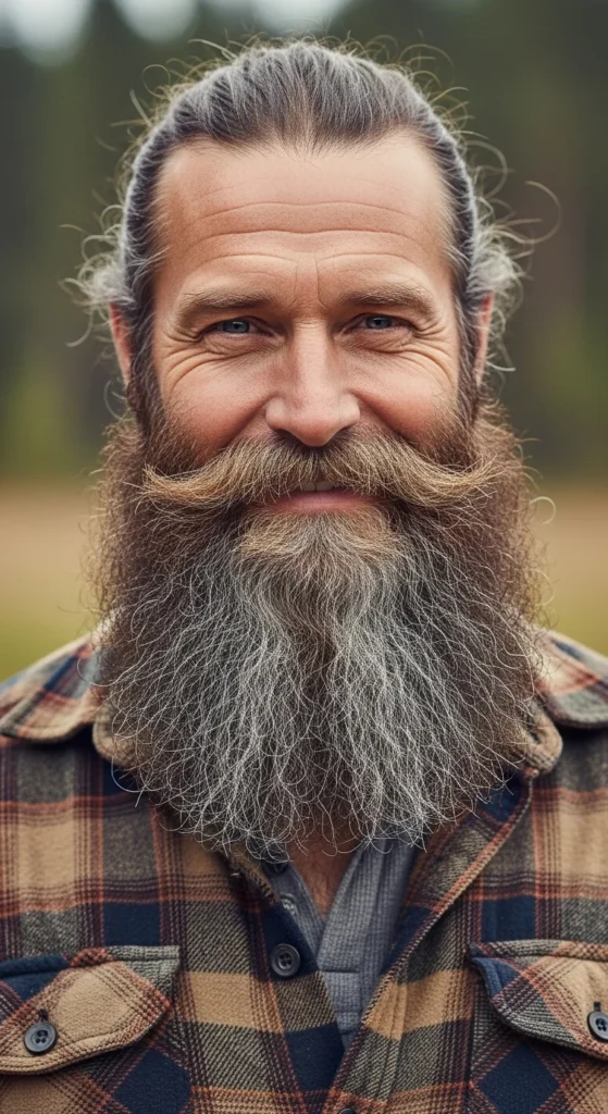 22 Beard Styles with Long Hair for Modern Men - styleobsidian.com