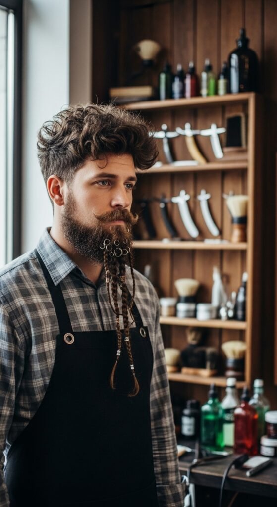 22 Beard Styles with Long Hair for Modern Men - styleobsidian.com