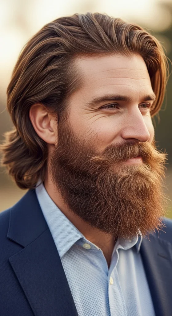 22 Beard Styles with Long Hair for Modern Men - styleobsidian.com