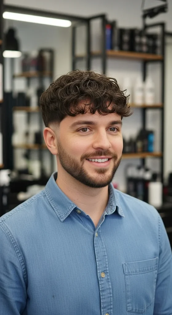 21 Layered Haircuts for Men with Curly Hair – Stylish & Voluminous ...