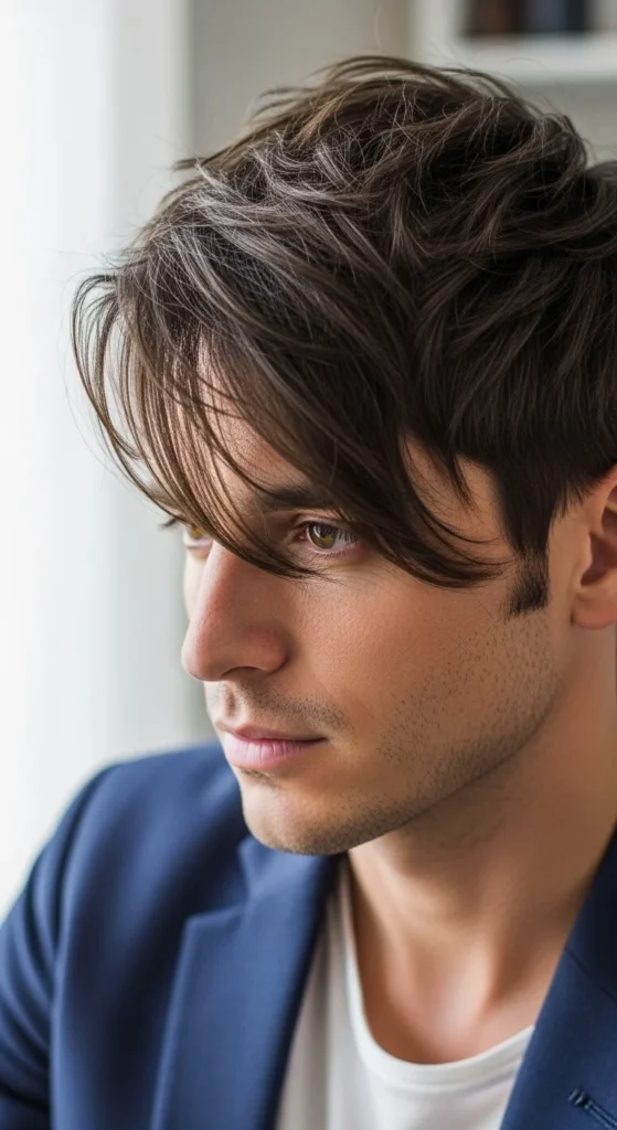 20 Short Layered Haircuts for Men with Wavy Hair