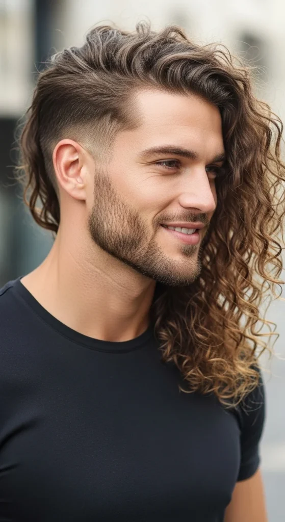21 Layered Haircuts for Men with Curly Hair – Stylish & Voluminous ...