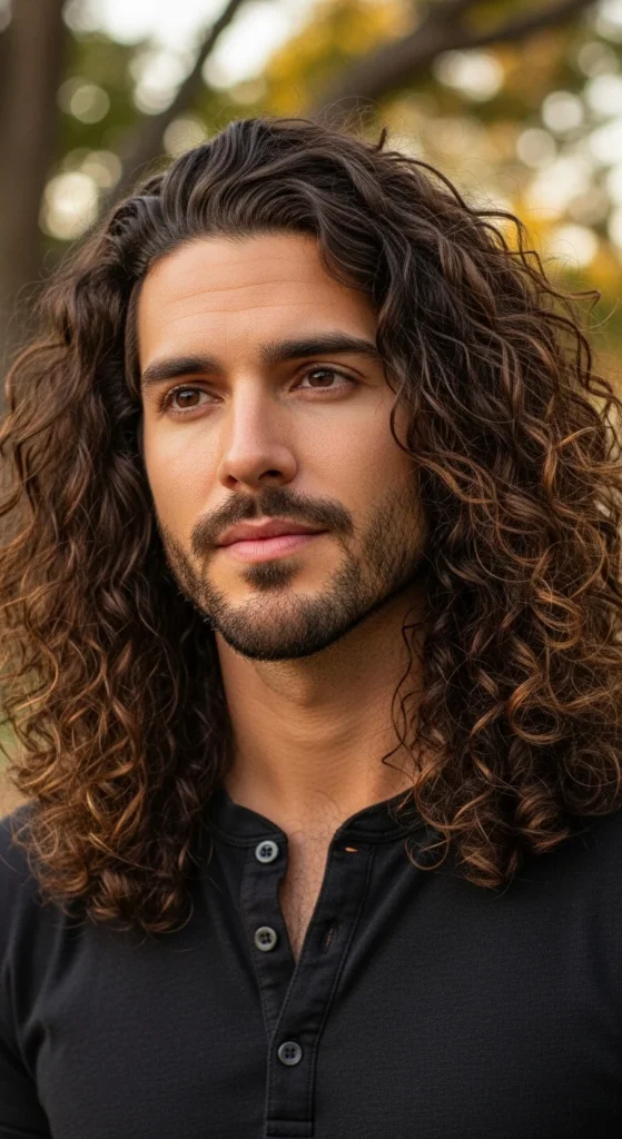 21 Layered Haircuts for Men with Curly Hair – Stylish & Voluminous ...