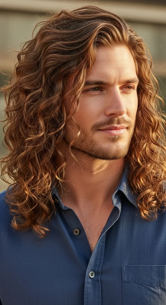 21 Layered Haircuts for Men with Curly Hair – Stylish & Voluminous ...