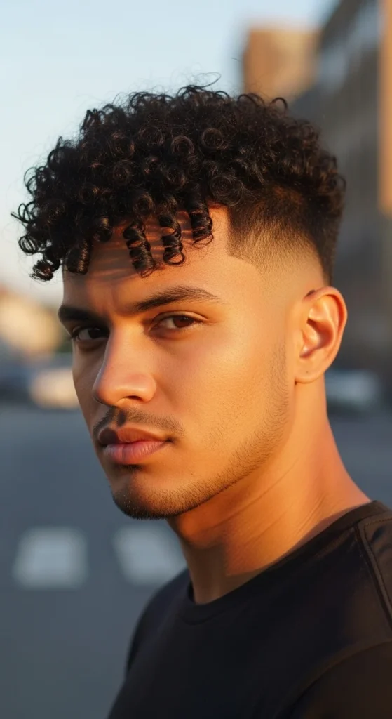 21 Layered Haircuts for Men with Curly Hair – Stylish & Voluminous ...