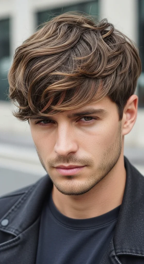 20 Short Layered Haircuts for Men with Wavy Hair