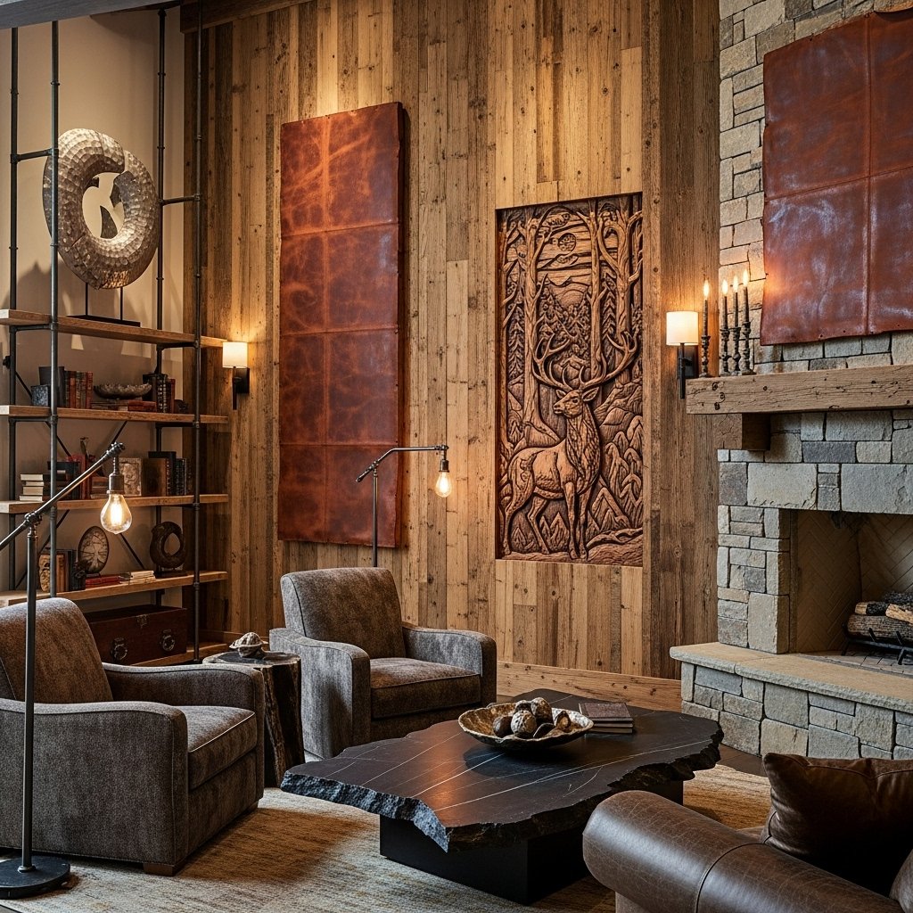 15 Masculine Wall Art Ideas That Instantly Upgrade Any Man’s Space ...
