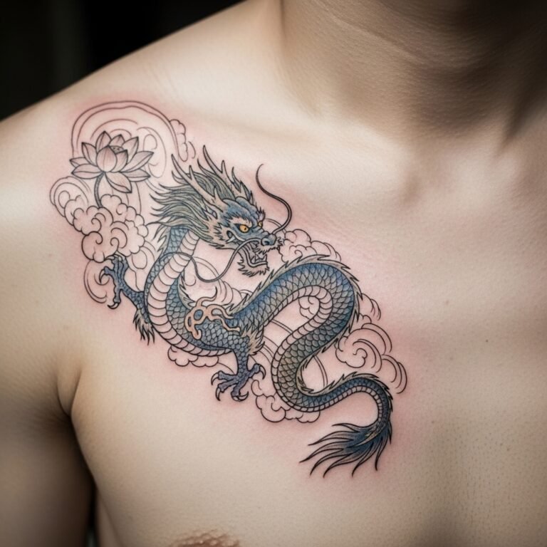 45+ Men’s Chest Tattoos: Bold Ideas, Designs & Celebrity Inspiration ...