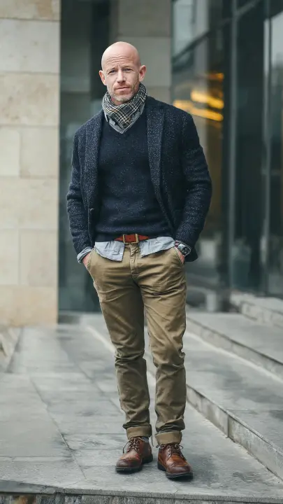 10 Best Outfits for Bald Men | Bold & Stylish Looks - styleobsidian.com