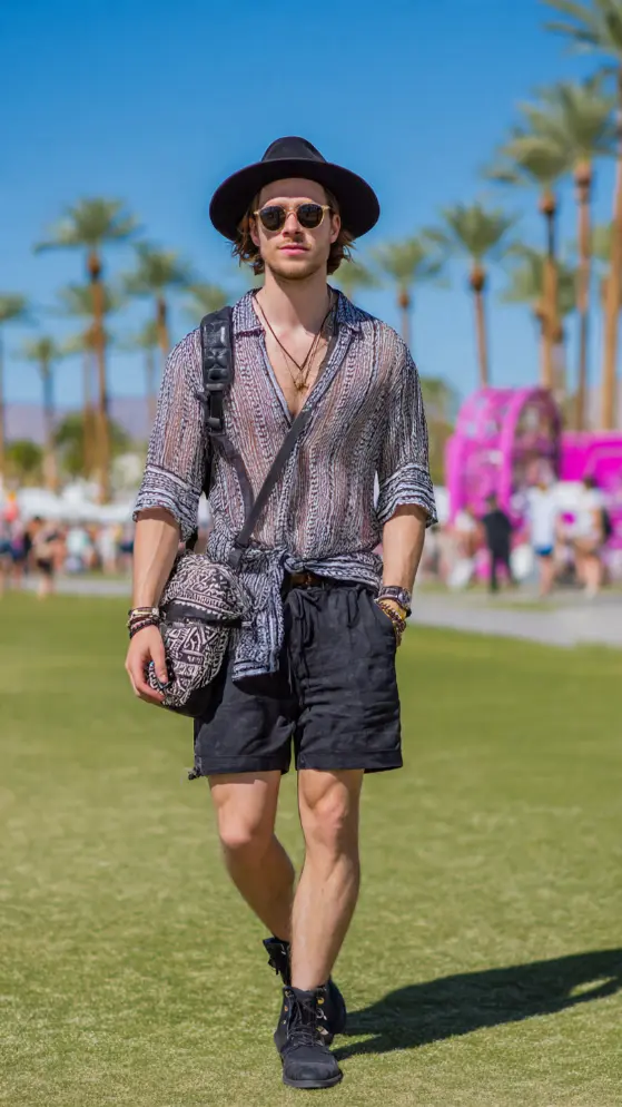 12 Trendy Men’s Coachella Outfits You’ll Want to Copy